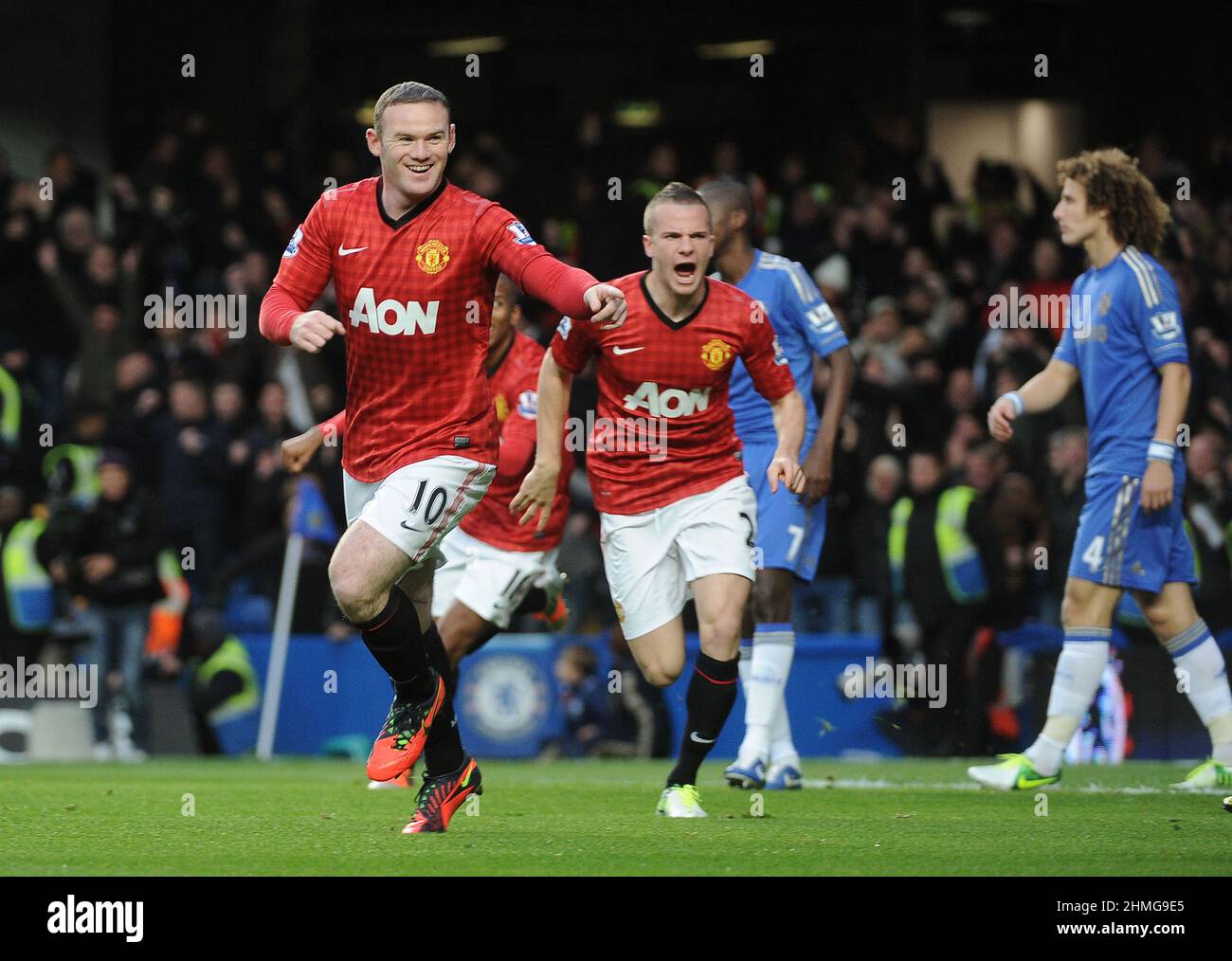 Pic shows: Wayne Rooney 2012 Wayne Rooney of Manchester United v ...