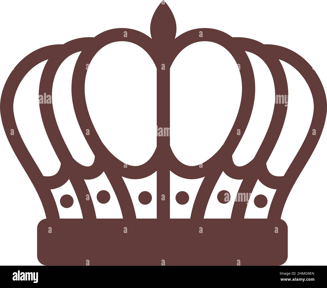 retro crown of king Stock Vector Image & Art - Alamy