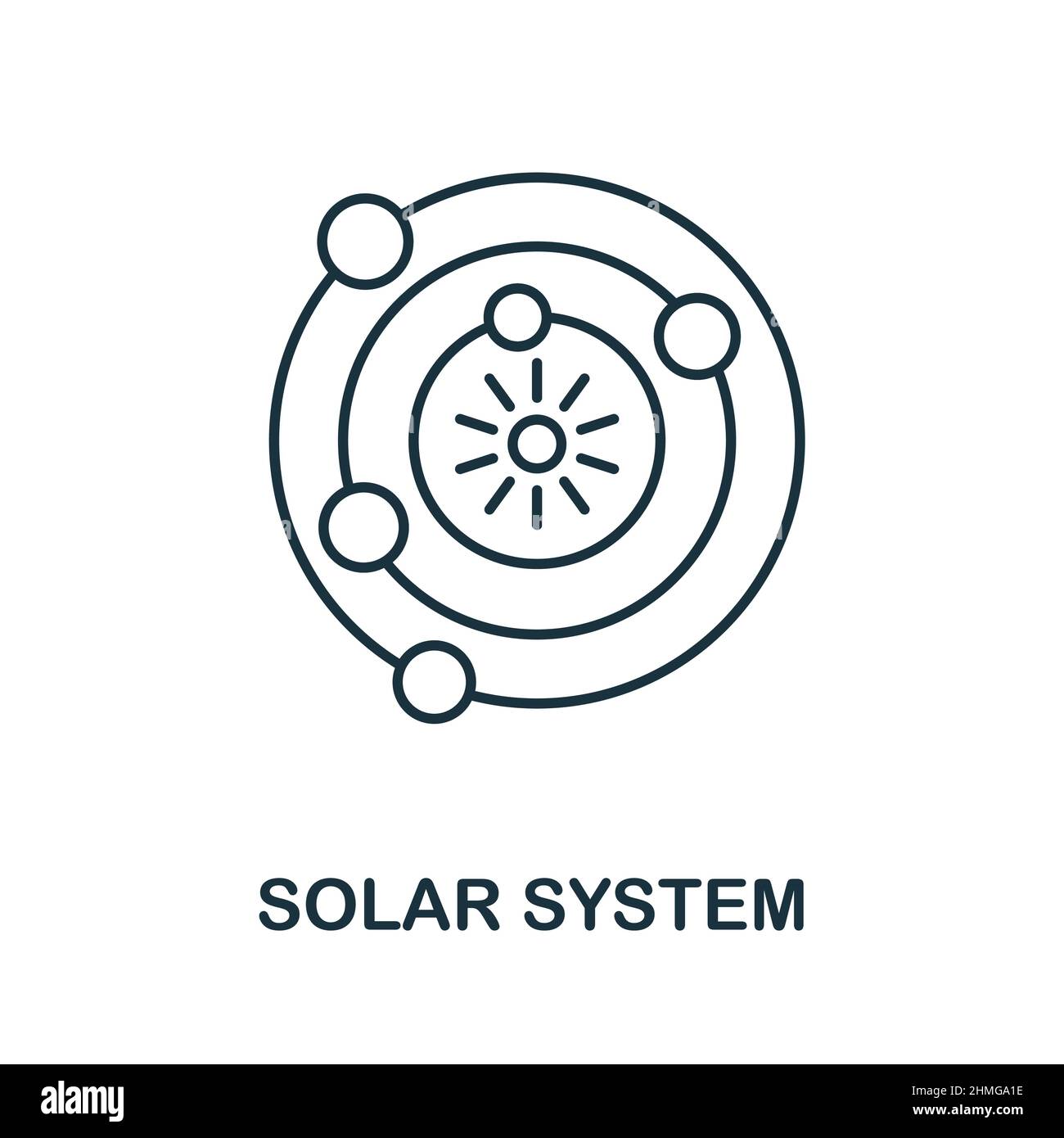 Icon Solar System Words