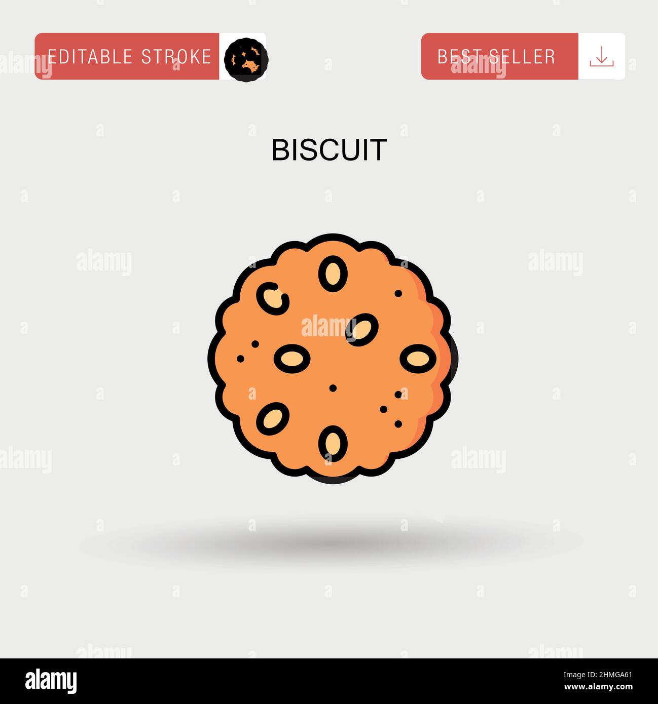 Coffee biscuits biscuit Stock Vector Images - Alamy