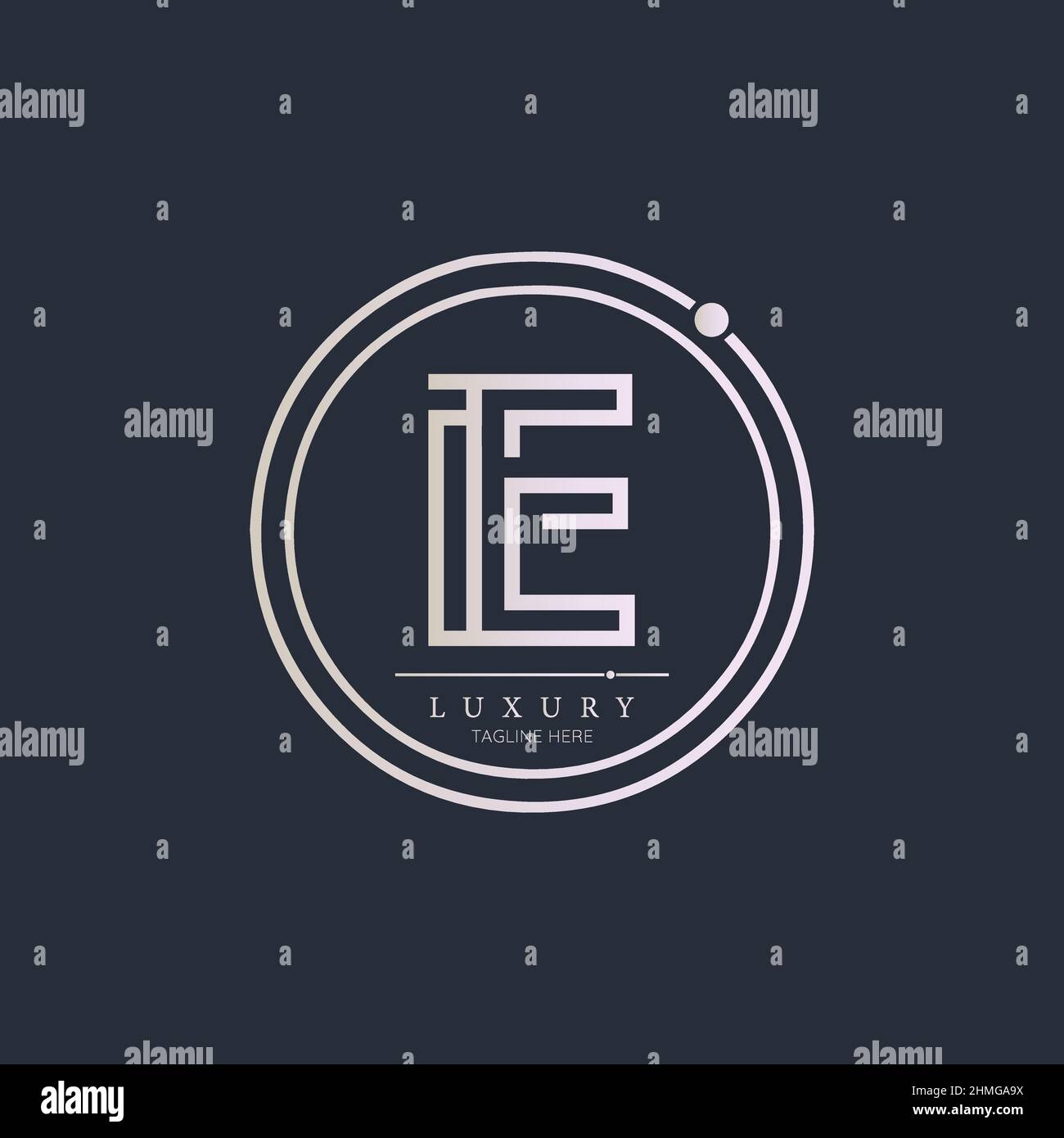 IE alphabet abstract initial letter logo minimal design vector template ...