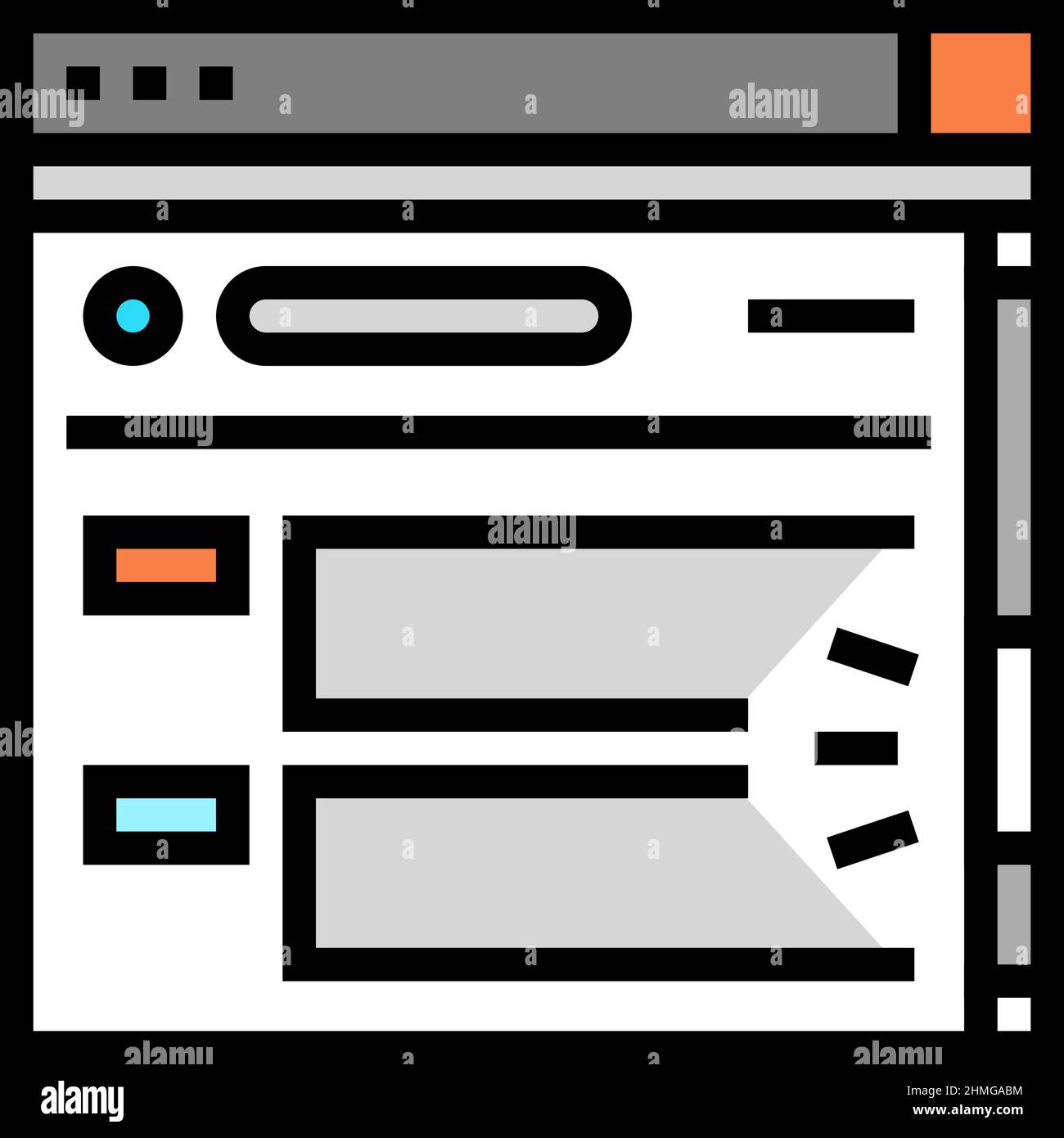 Swipe page Cut Out Stock Images & Pictures - Alamy