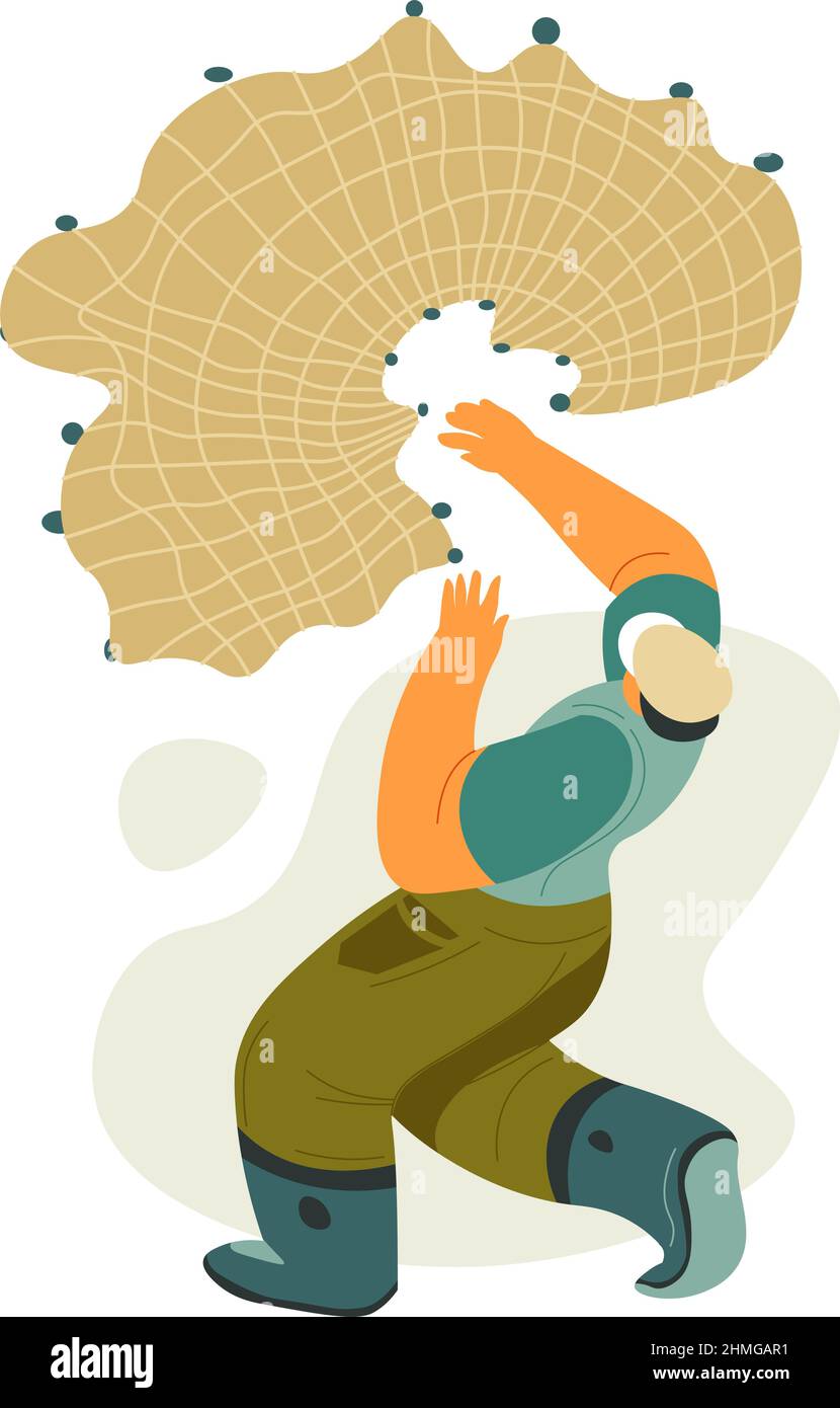 Fisherman material Stock Vector Images - Alamy