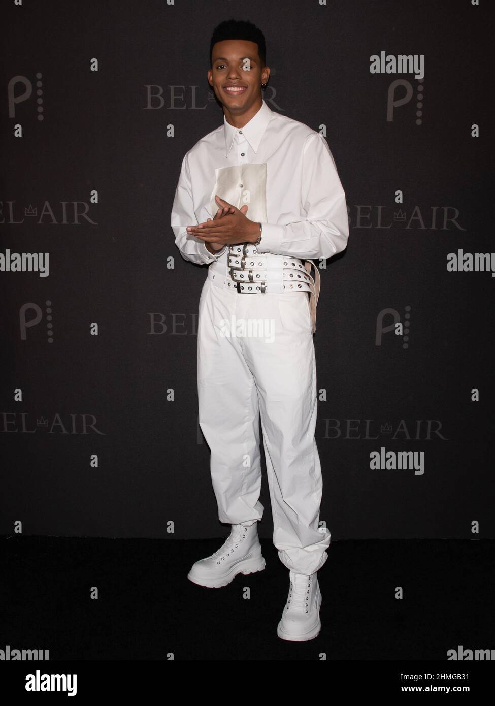 Jabari Banks attends Peacock's new series "BEL-AIR" premiere party and ...