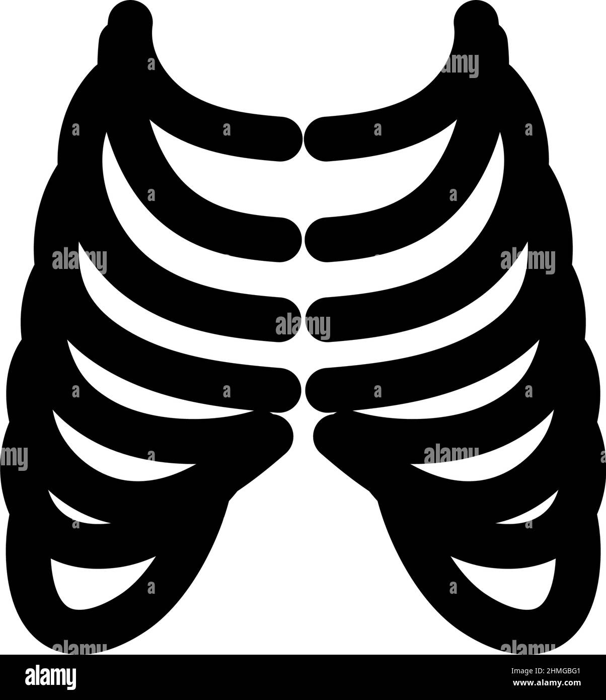 Rib logo design Stock Vector Images - Alamy