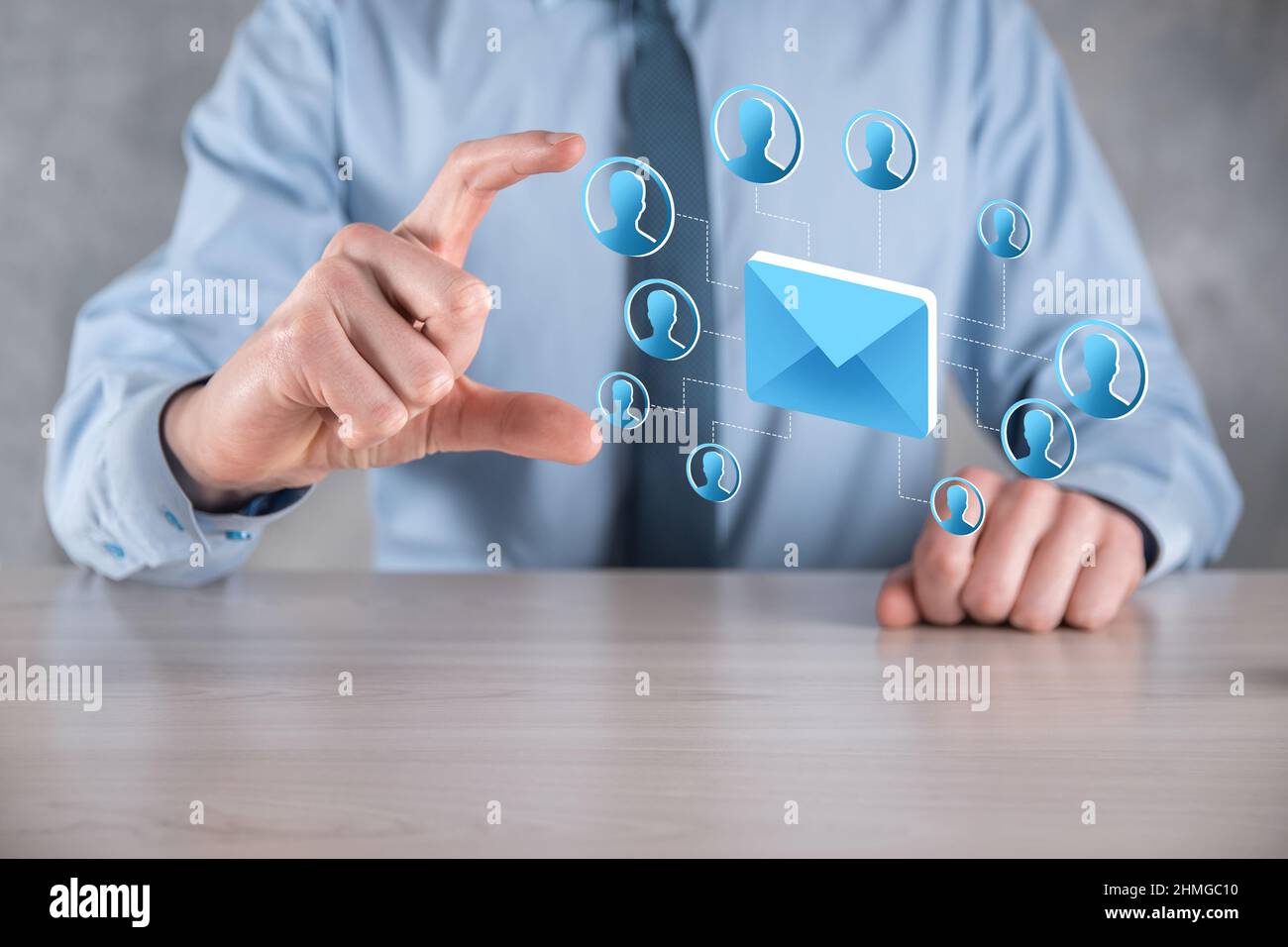 Email and user icon,sign,symbol marketing or newsletter concept ...