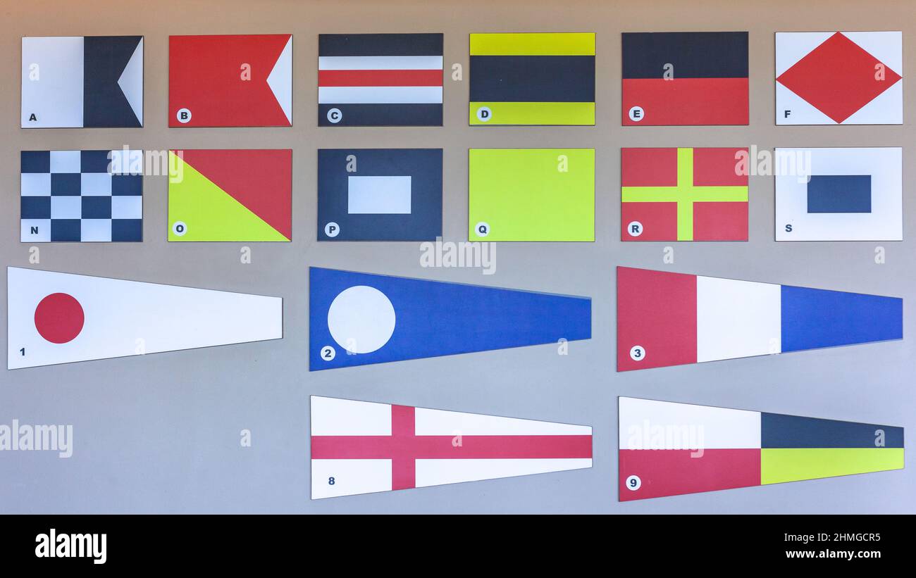 Flags Signs Notices for Yachting Shipping Marine boats for display of ...