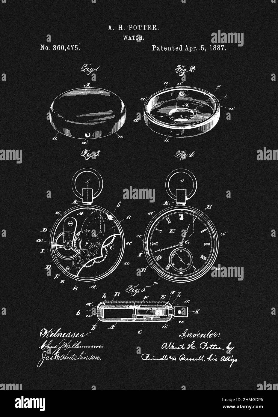 Watch patent hi-res stock photography and images - Alamy