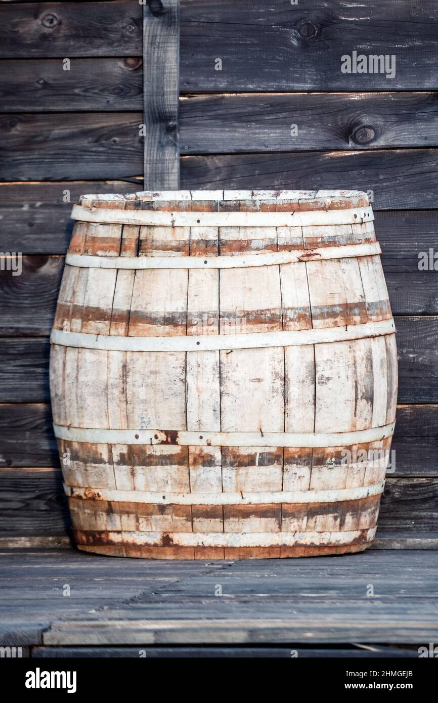 Old beer barrel isolated hi-res stock photography and images - Alamy