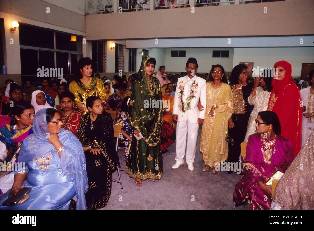 Mauritius island muslim wedding Stock Photo - Alamy