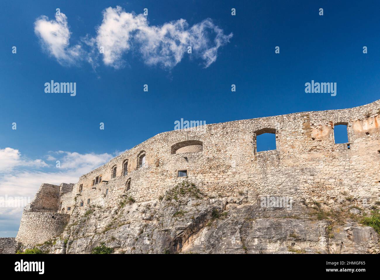 Reef of medieval castle Spis, Slovakia, Europe Stock Photo - Alamy