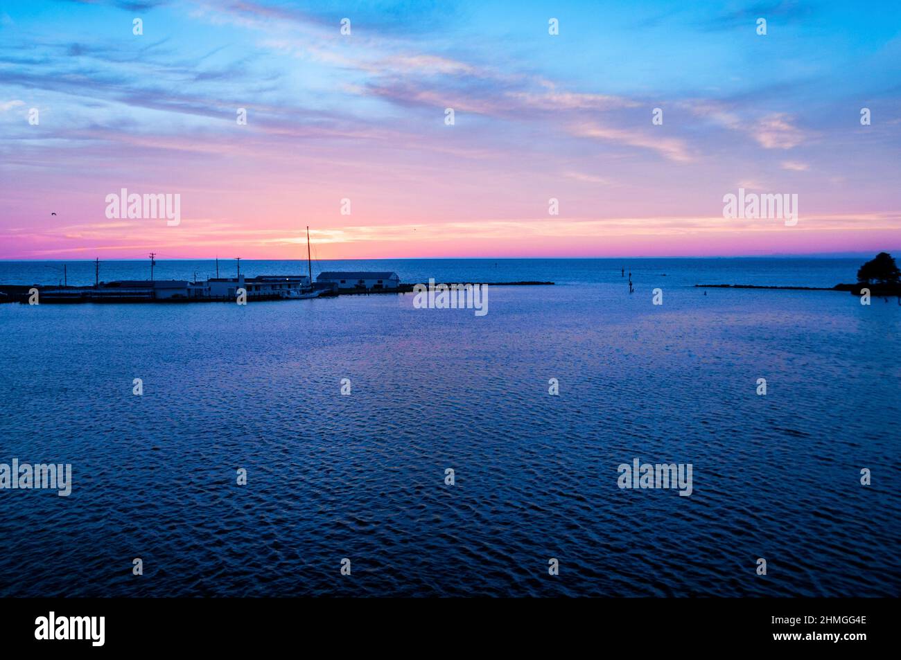 Deal Island in Somerset County, Maryland on the Chesapeake Bay Stock ...
