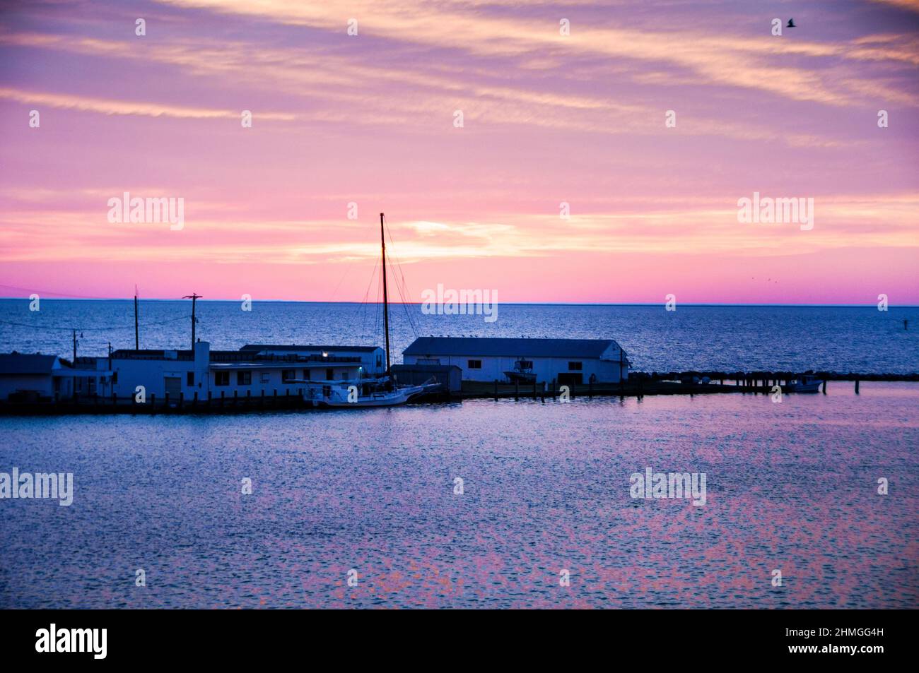 Deal Island in Somerset County, Maryland on the Chesapeake Bay Stock ...