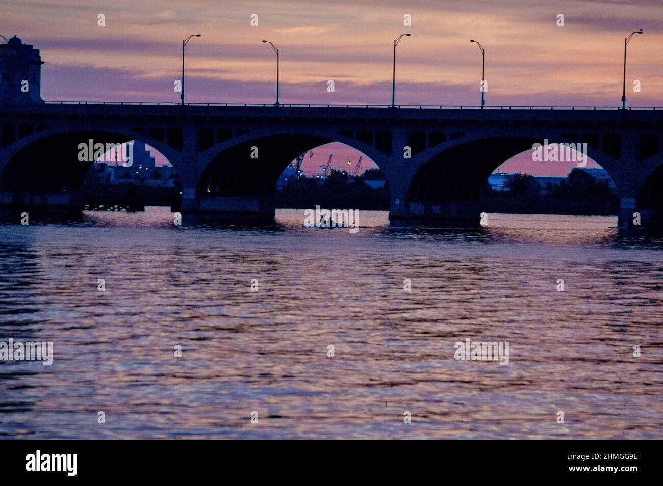 Beaux arts style reinforced cantilever bridge hi-res stock photography ...