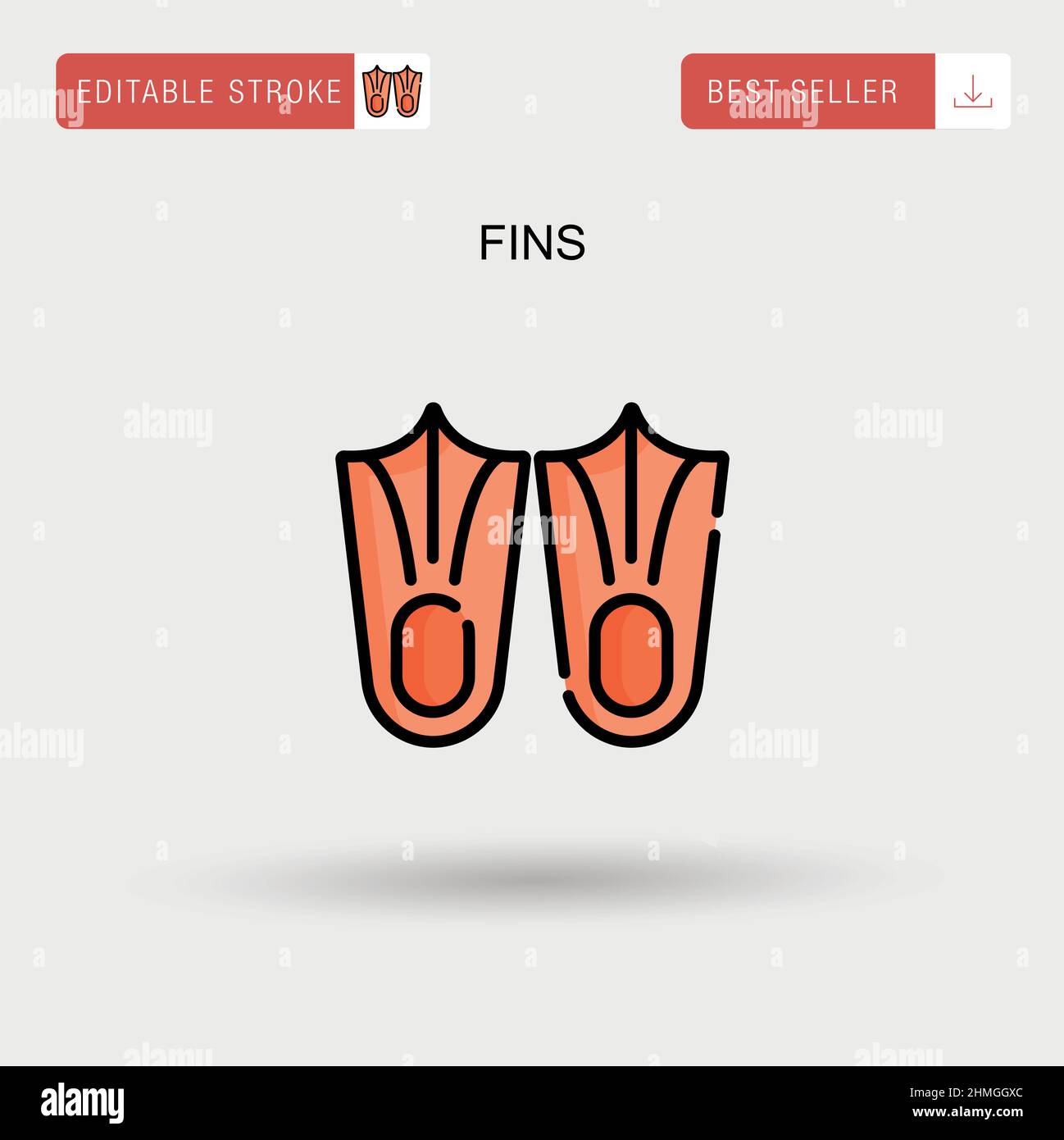 Tail fins Stock Vector Images - Alamy