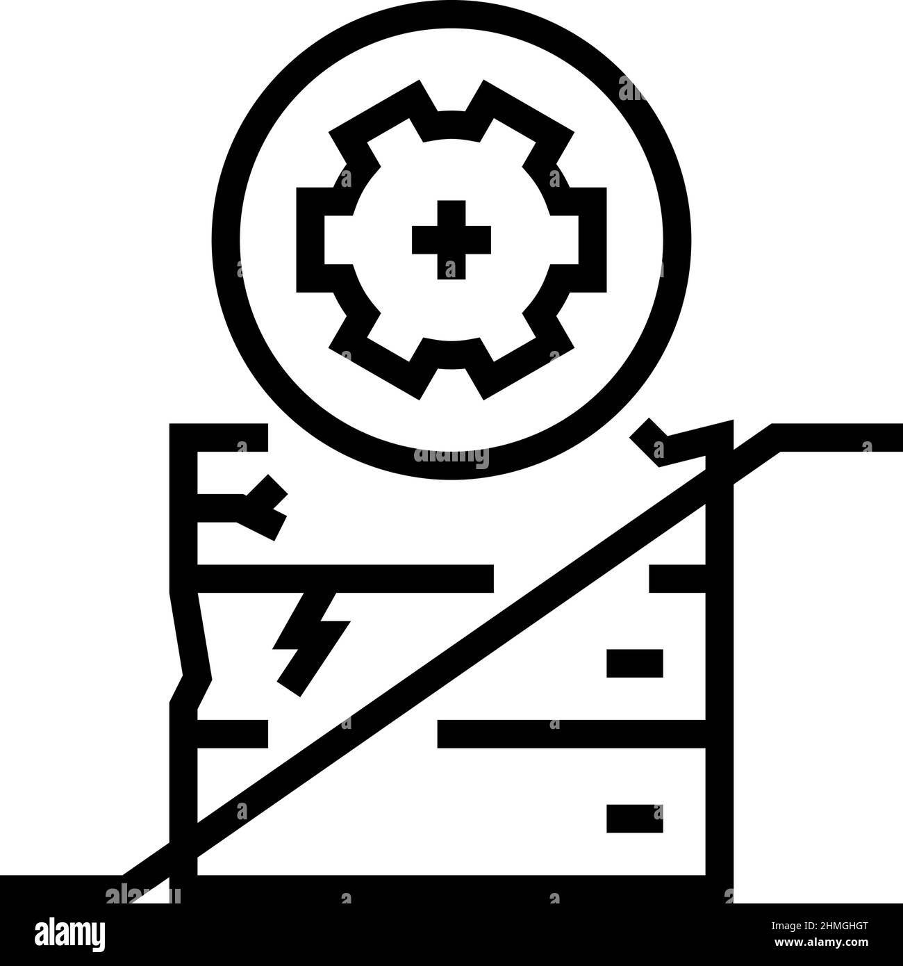 restore furniture line icon vector illustration Stock Vector Image ...