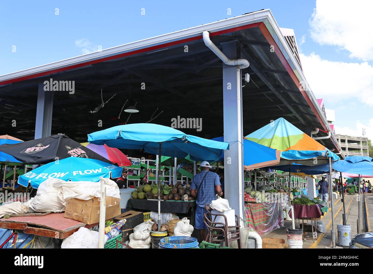 Local produce, Central Market, Jeremie Street, Castries, Saint Lucia ...