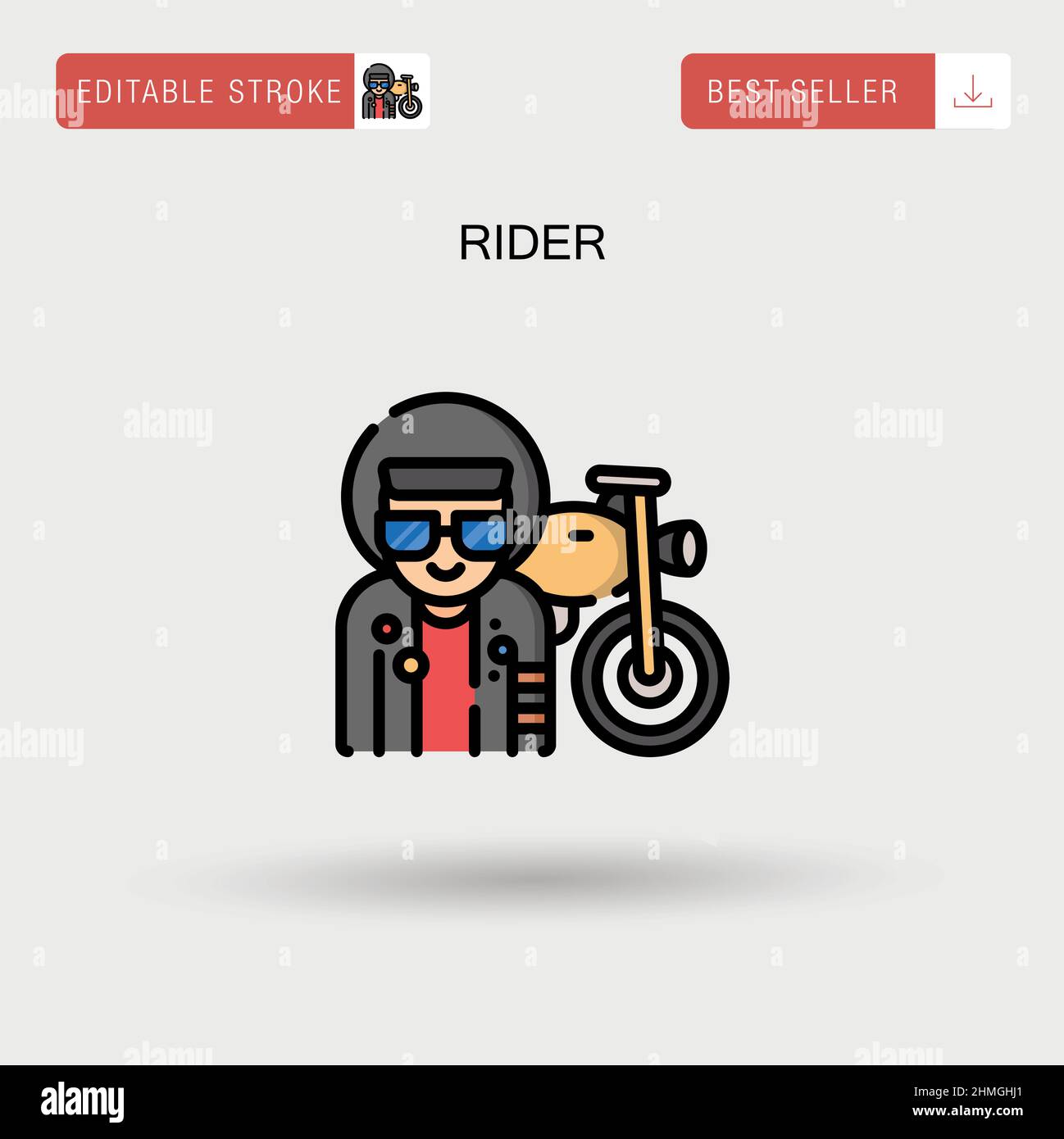 Moto delivery icon simple Stock Vector Images - Alamy