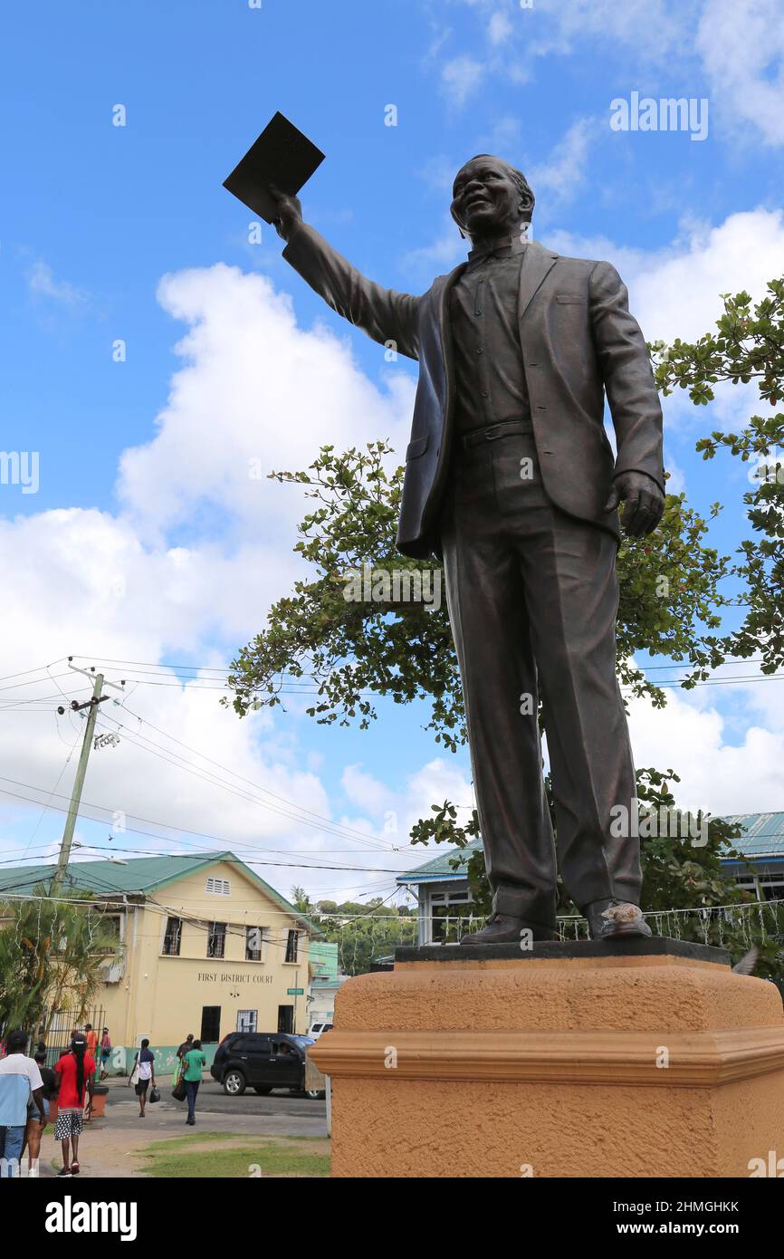 Sir John Compton (St Lucia's First Prime Minister), Peynier Street ...