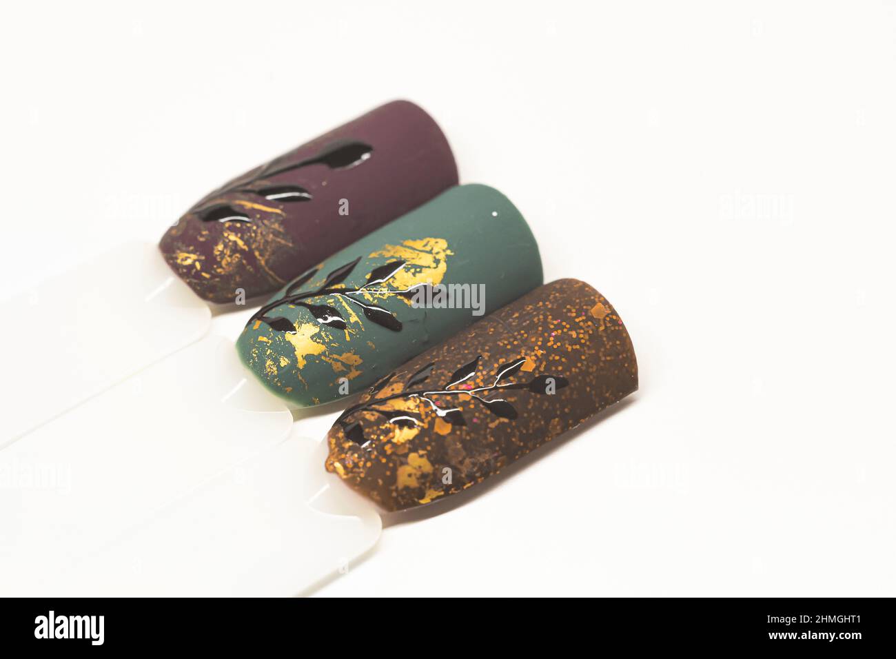 Acrylic nail designs hi-res stock photography and images - Alamy