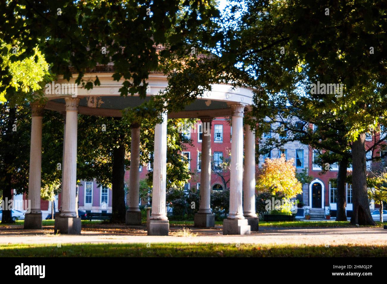 Victorian Greek Revival Pavilion at Union Square in Baltimore, Maryland ...