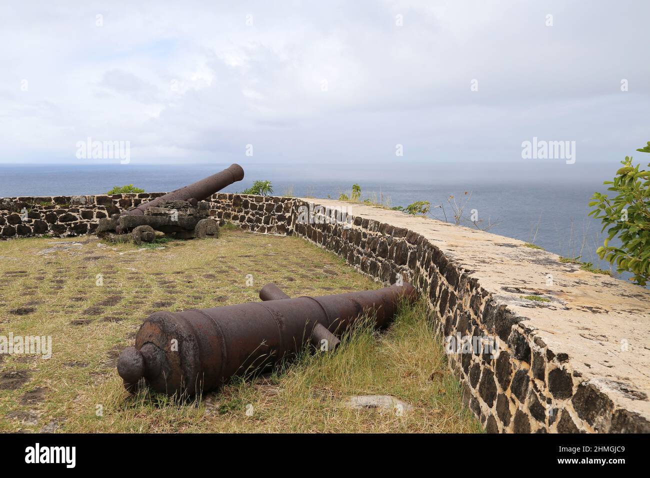 Cannons at fort rodney hi-res stock photography and images - Alamy