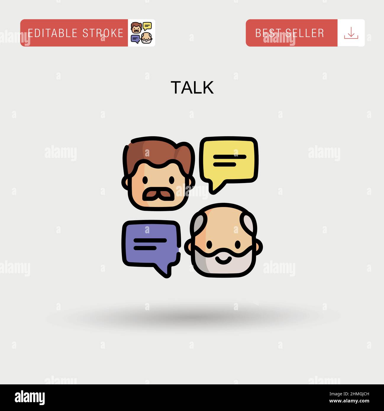 Woman character talking smiling Stock Vector Images - Alamy