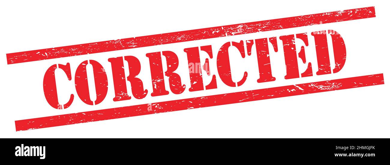 Corrected stamp hi-res stock photography and images - Alamy