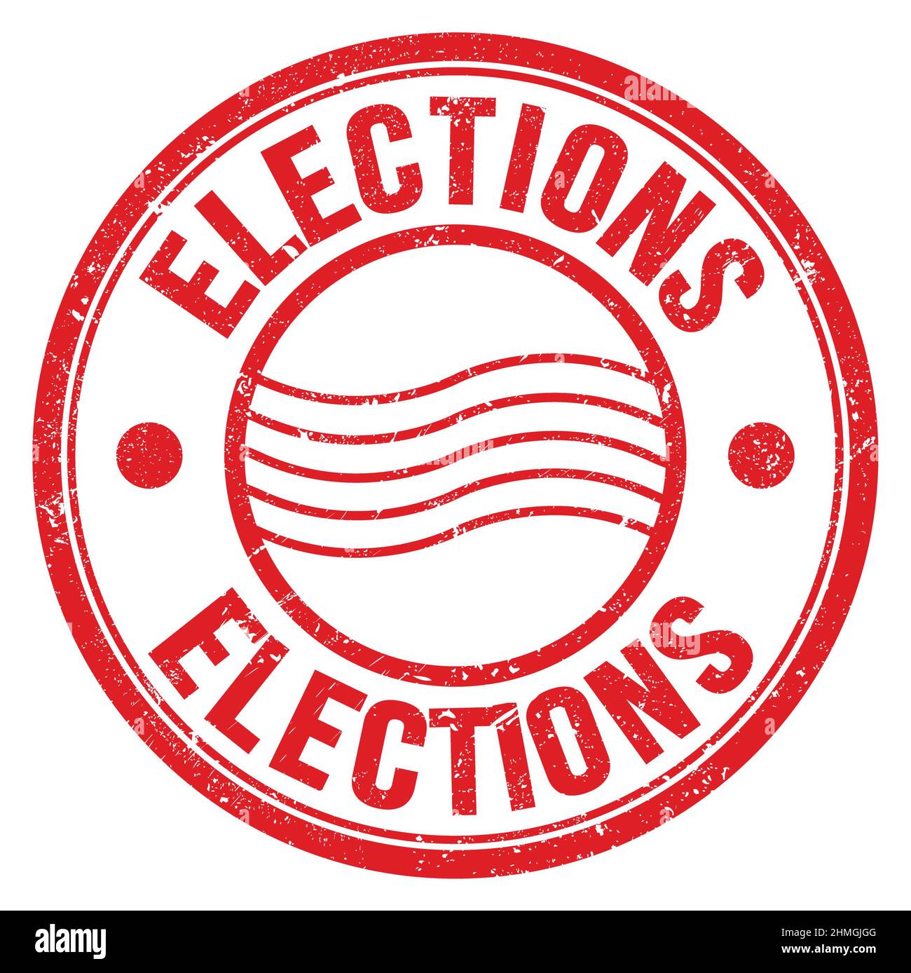 ELECTIONS word written on red round postal stamp sign Stock Photo - Alamy