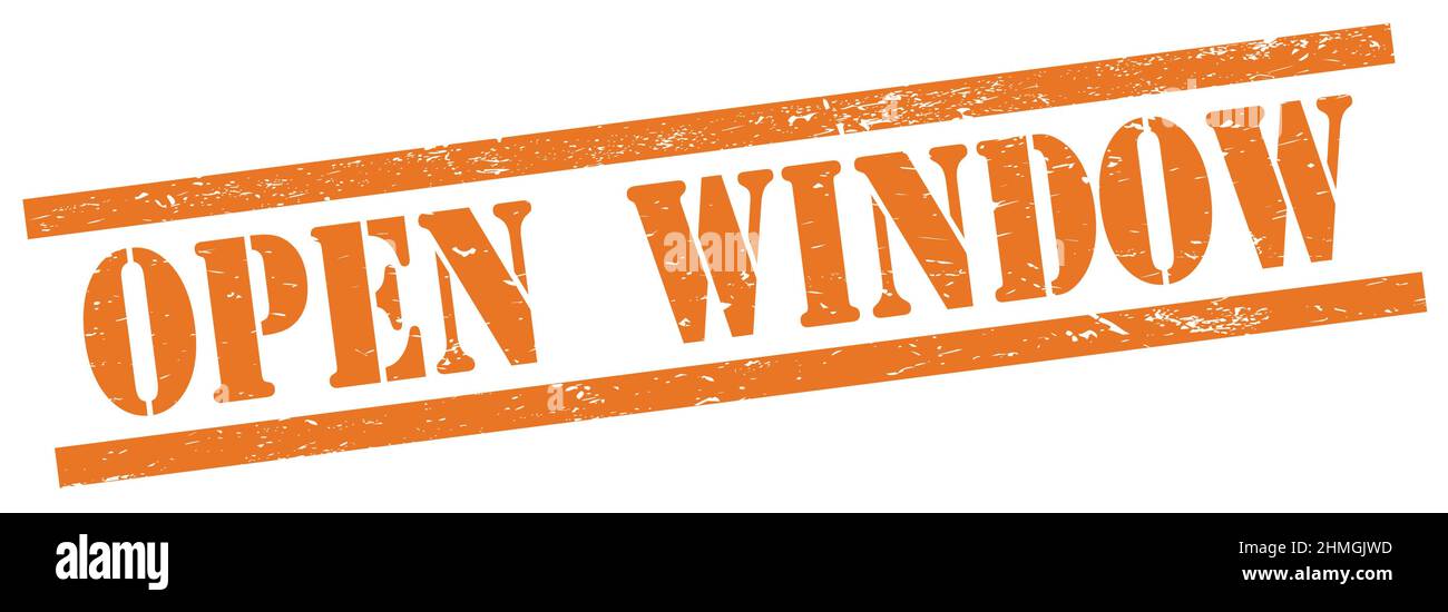 Open window stamp hi-res stock photography and images - Alamy