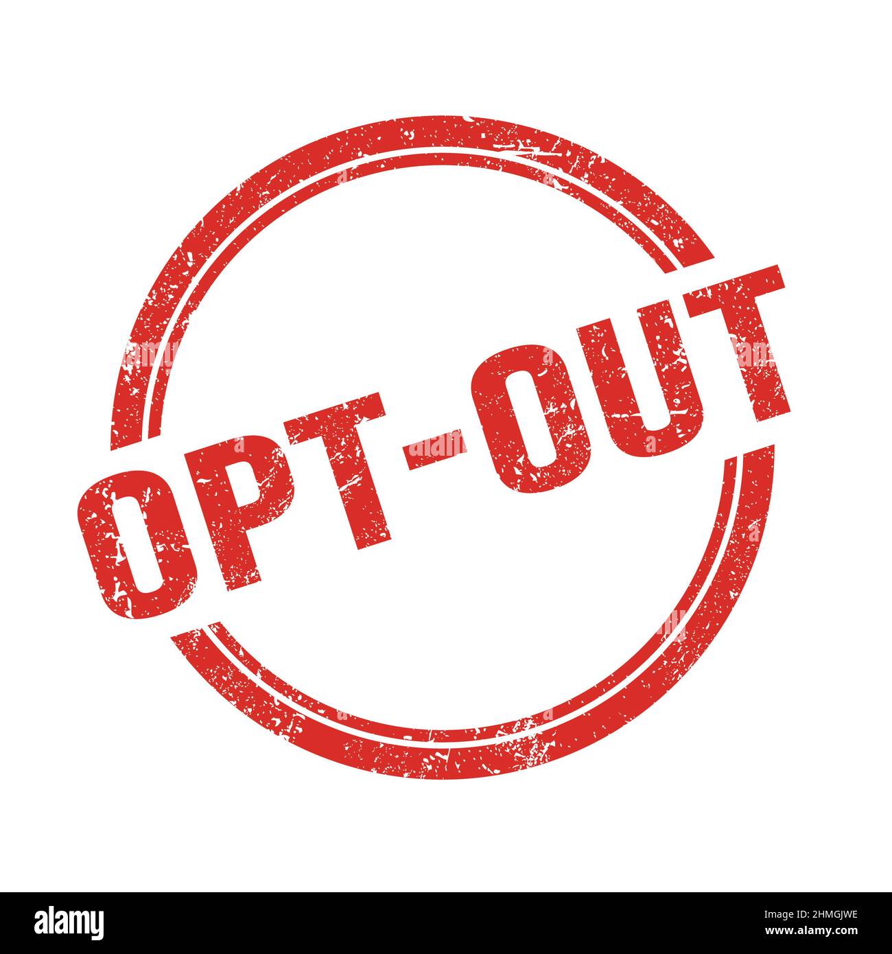 Opt out stamp hi-res stock photography and images - Alamy