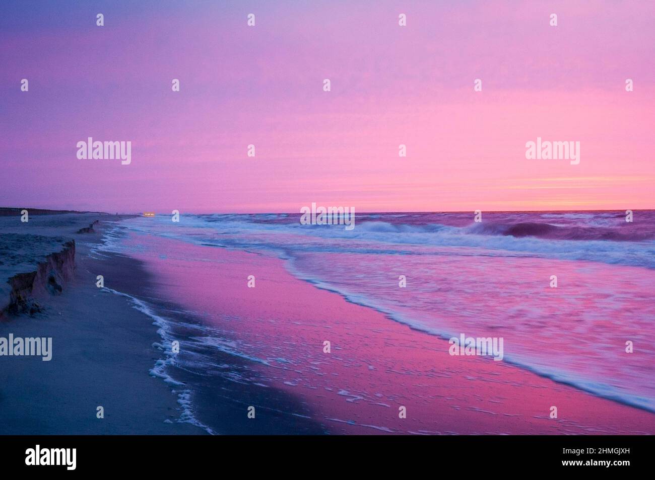 Assateague Island, a barrier island on the Atlantic Coast of Ocean City ...