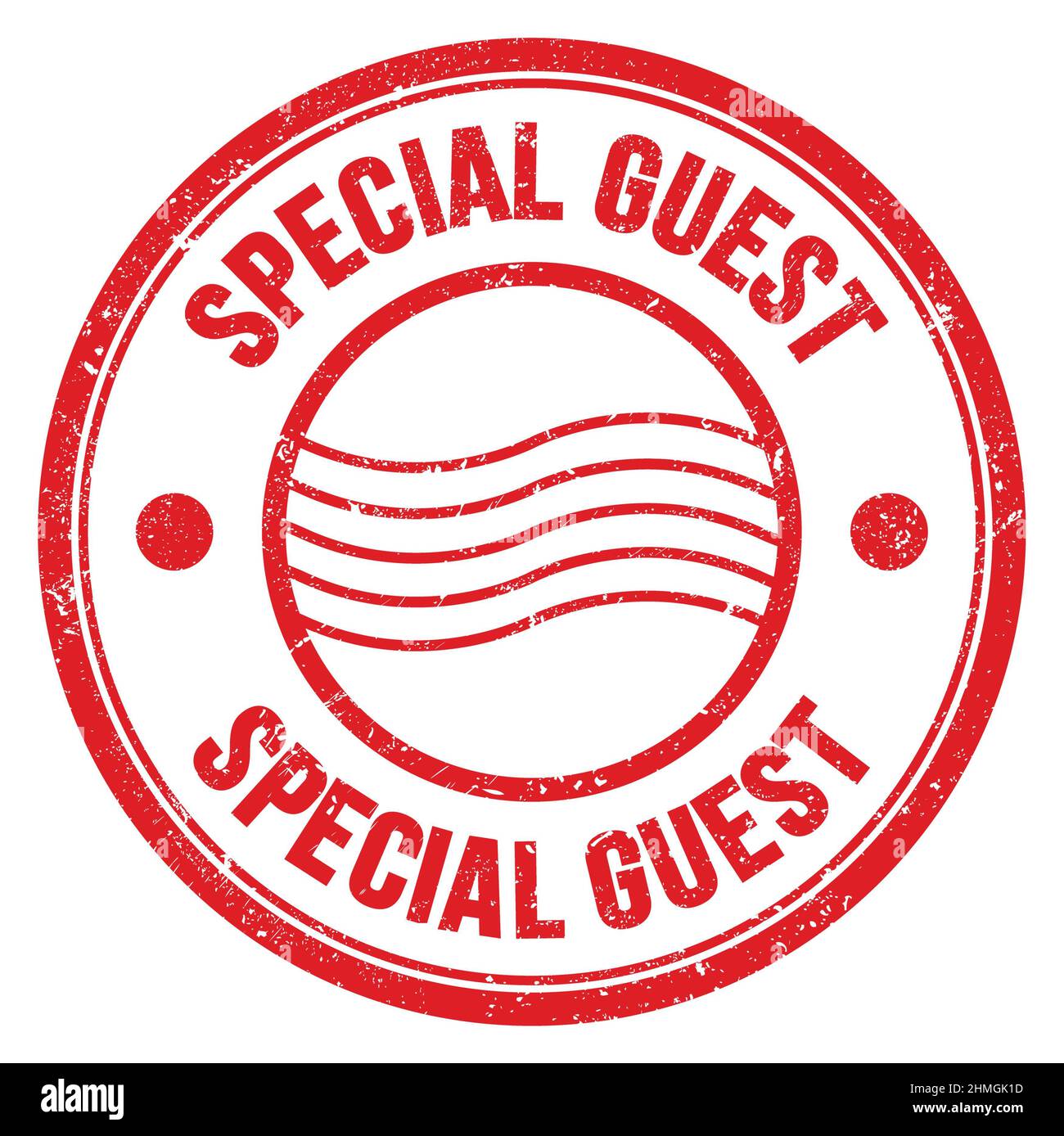 SPECIAL GUEST word written on red round postal stamp sign Stock Photo ...
