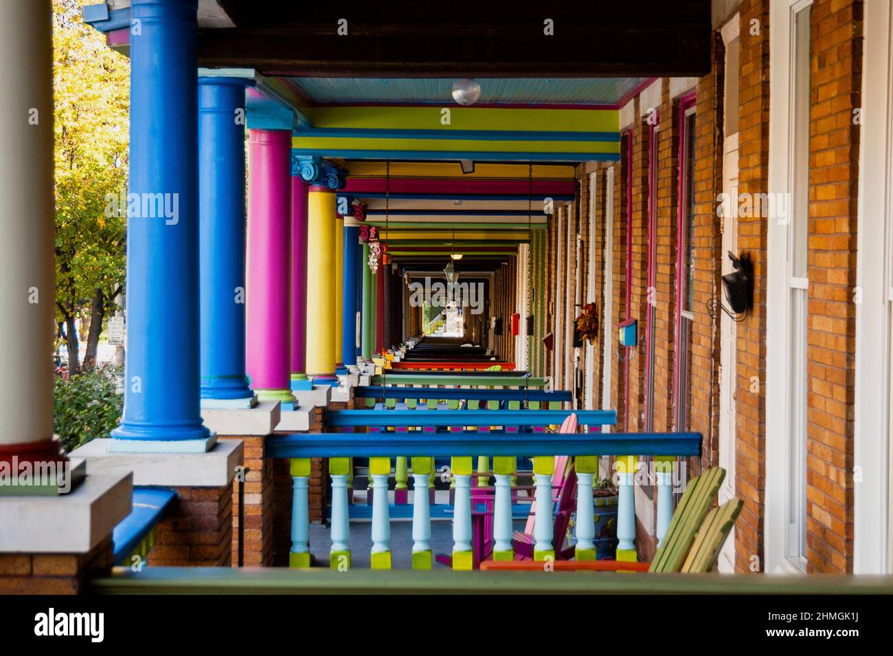 Artistic bohemian neighborhood of Charles Village in Baltimore ...