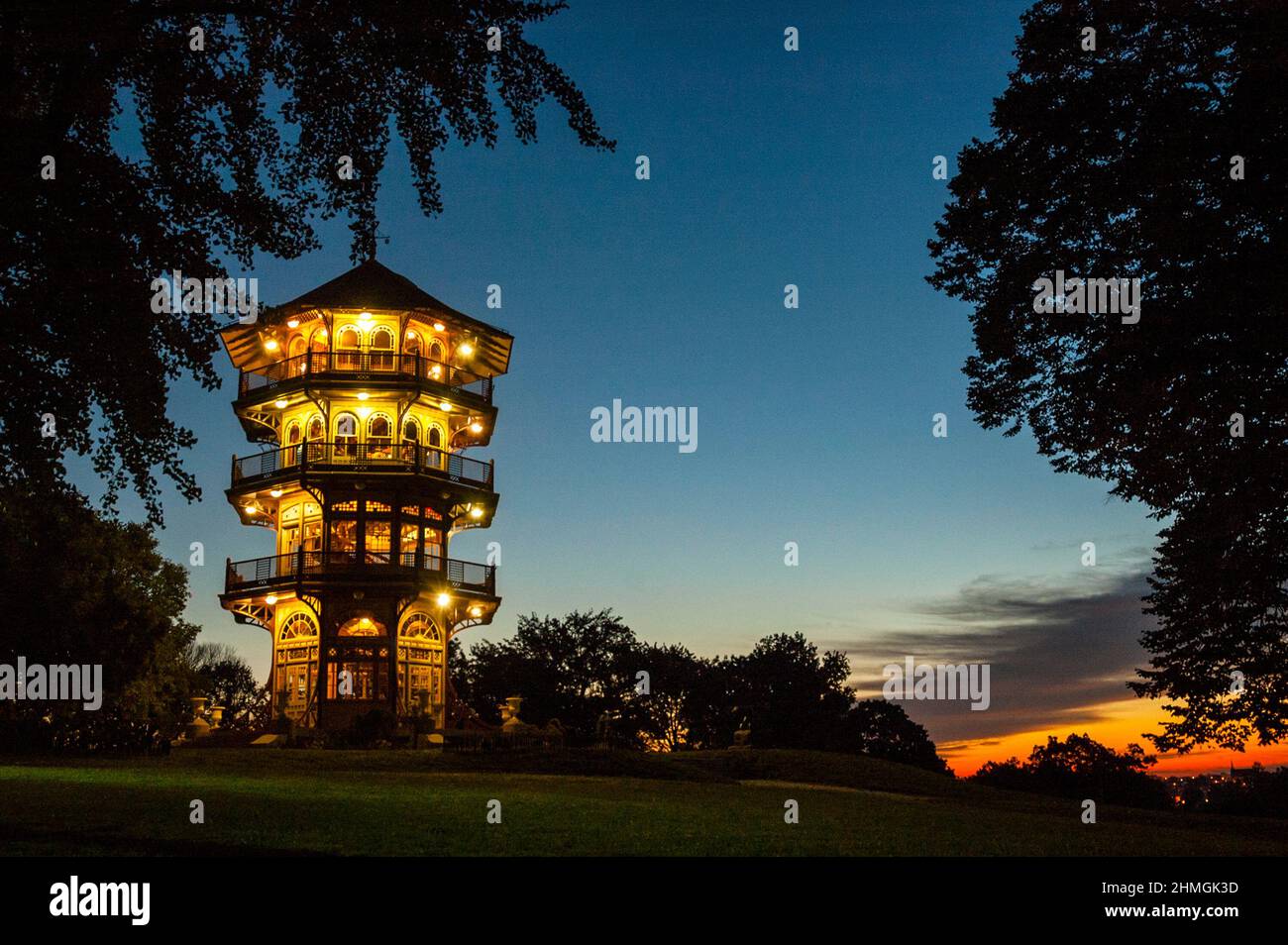 The Observatory at Patterson Park in Baltimore, Maryland Stock Photo ...