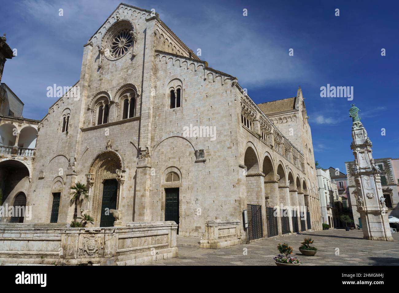 Bitonto, historic city in Bari province, Apulia, Italy: exterior of the ...