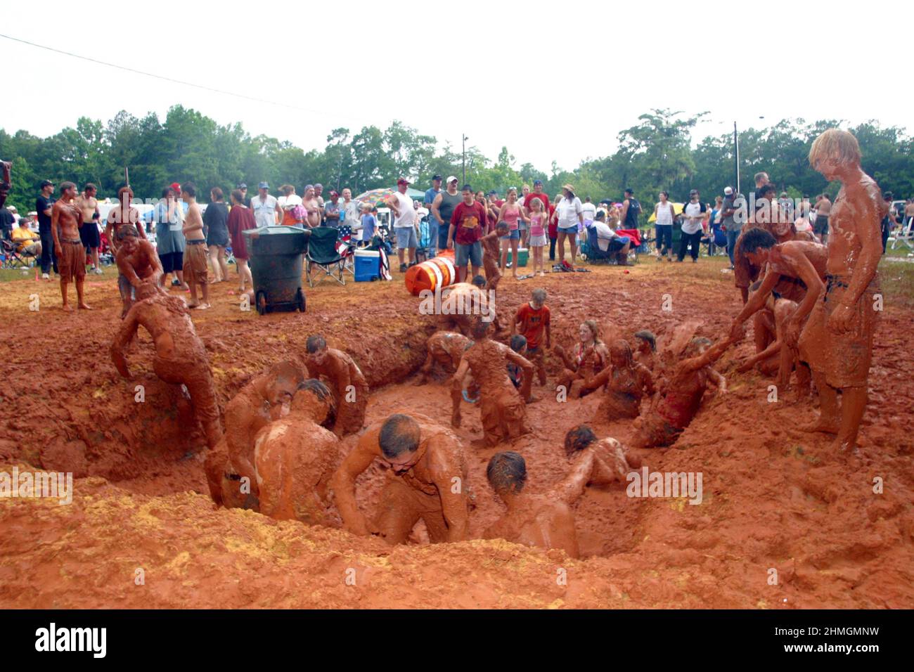 FREE FOR ALL AT THE MUD PIT AT THE REDNECK GAMES EAST DUBLIN GEORGIA ...