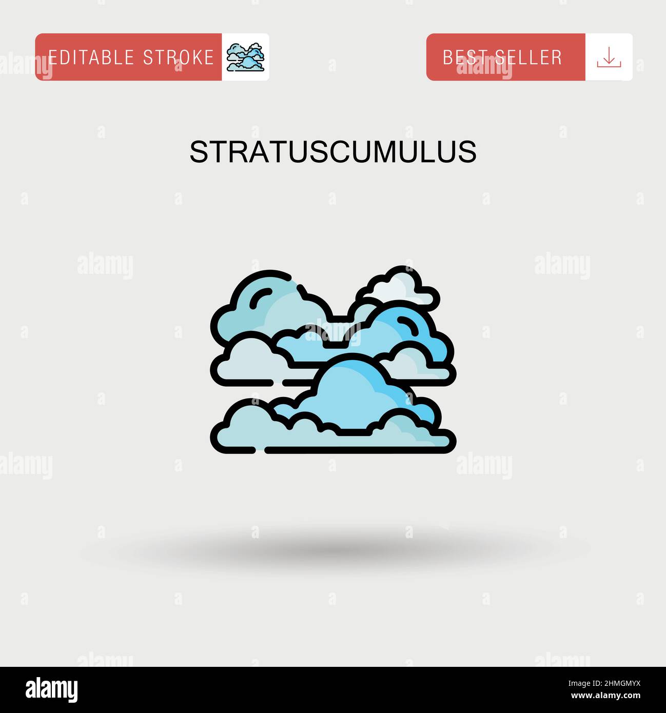 Altostratus cumulus Stock Vector Images - Alamy