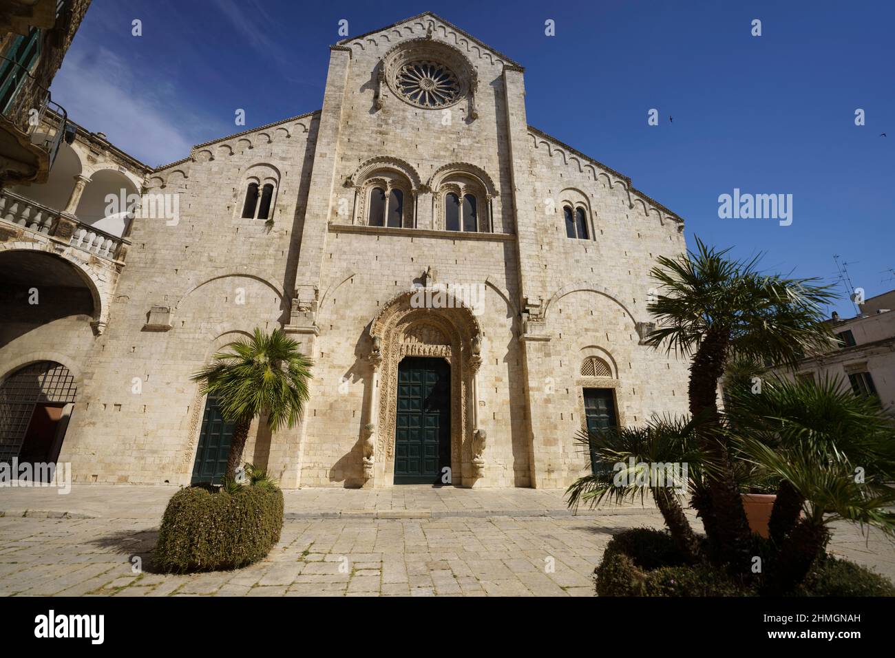 Bitonto, historic city in Bari province, Apulia, Italy: exterior of the ...