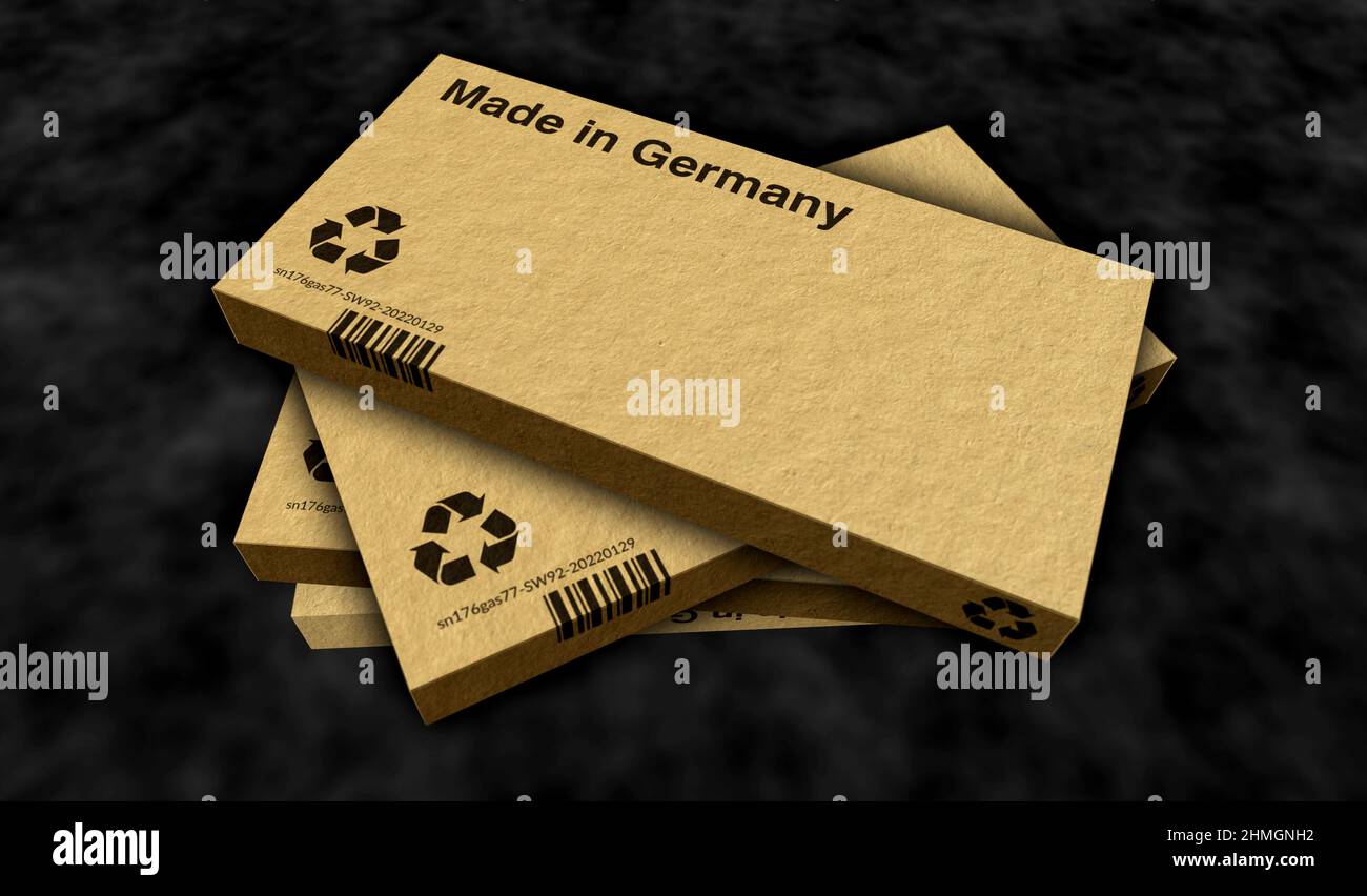 Made in Germany box production line. Manufacturing and delivery ...