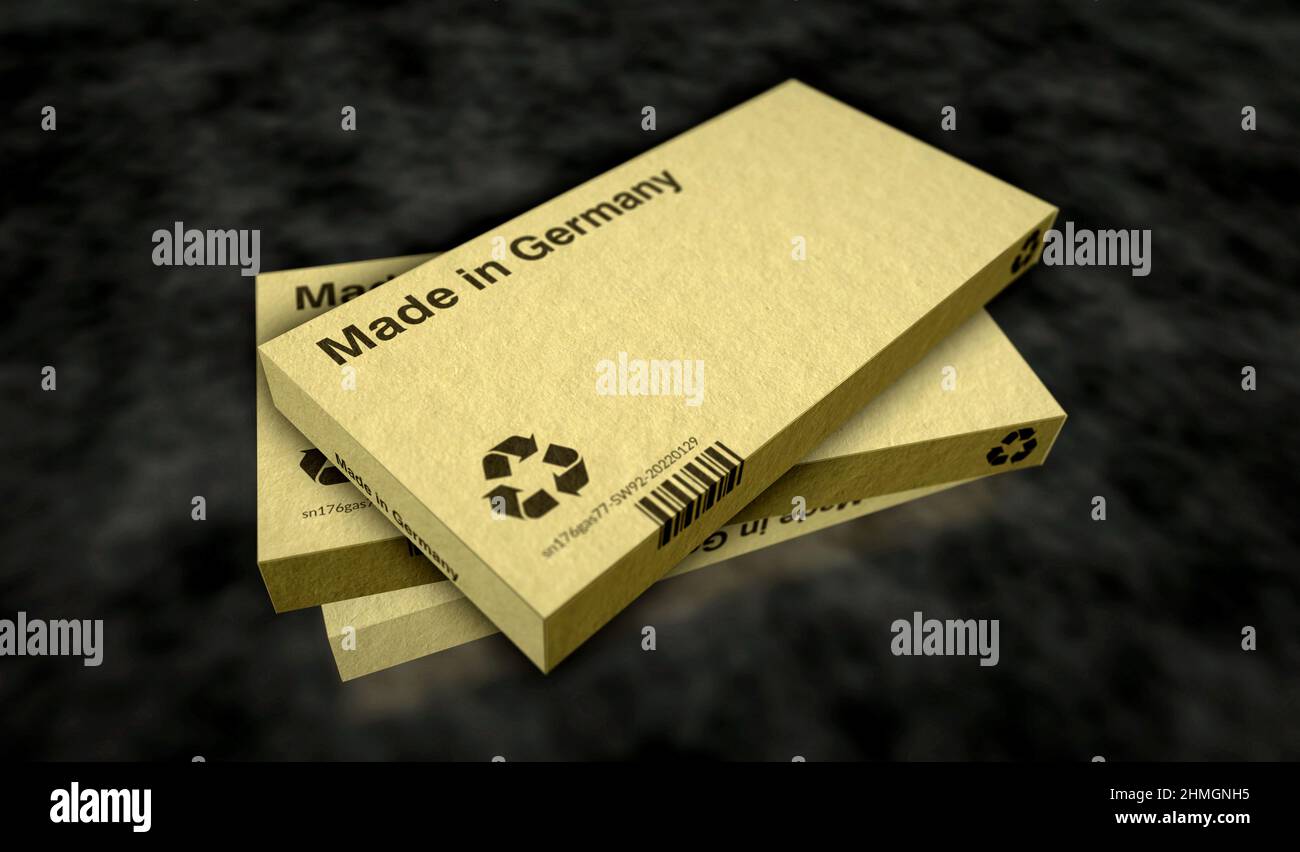 Made in Germany box production line. Manufacturing and delivery ...
