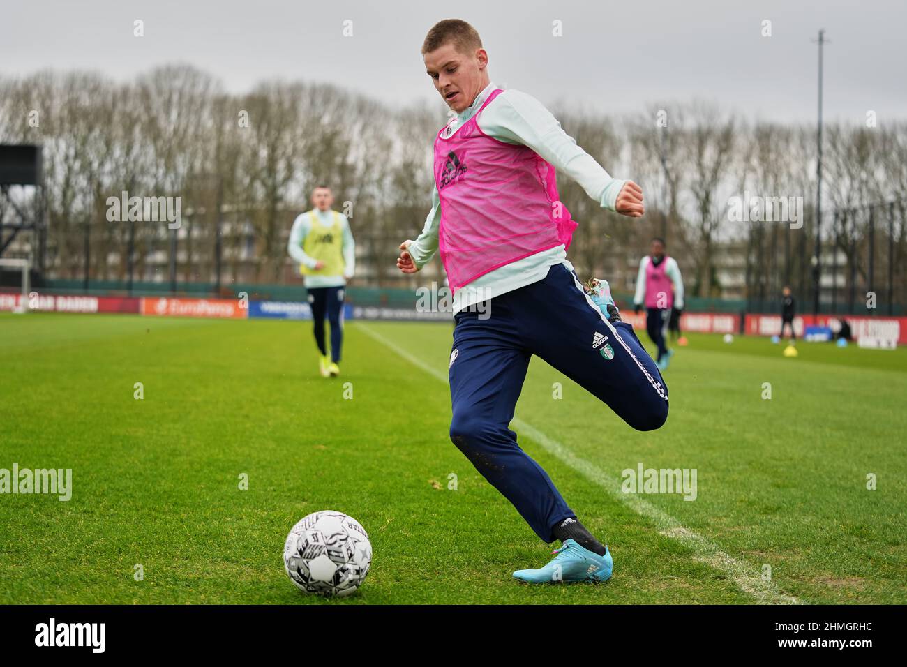 Rotterdam - (l-r) Ramon Hendriks of Feyenoord during the training ...