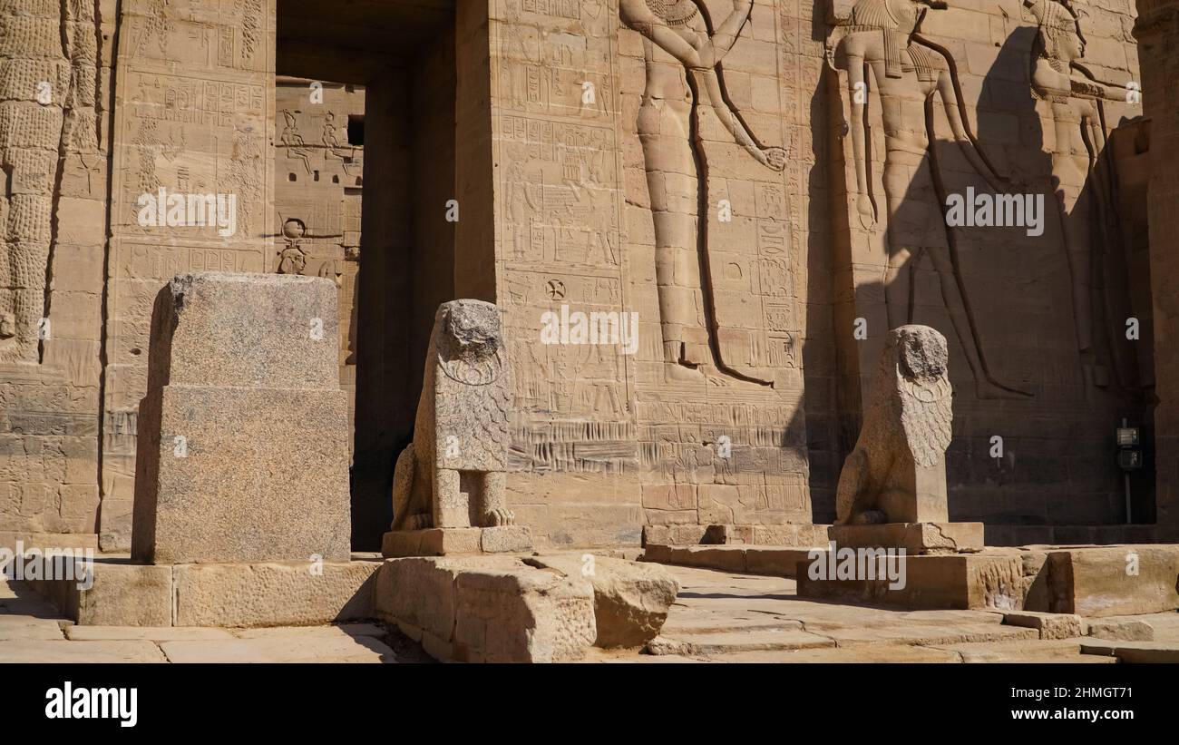 The philae temple complex hi-res stock photography and images - Alamy