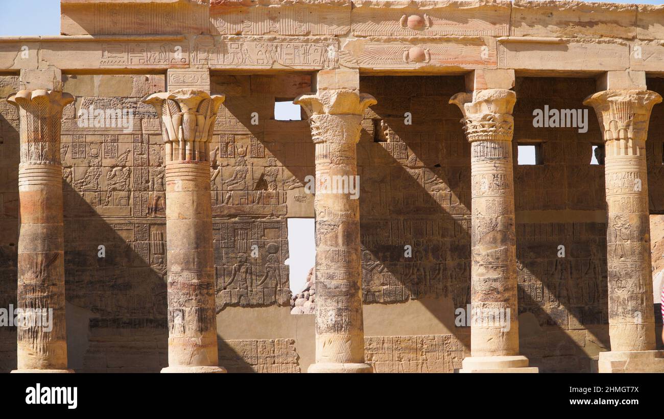 Philae Temple Complex. Temple Of Isis. Philae, Agilkia Island, Aswan ...