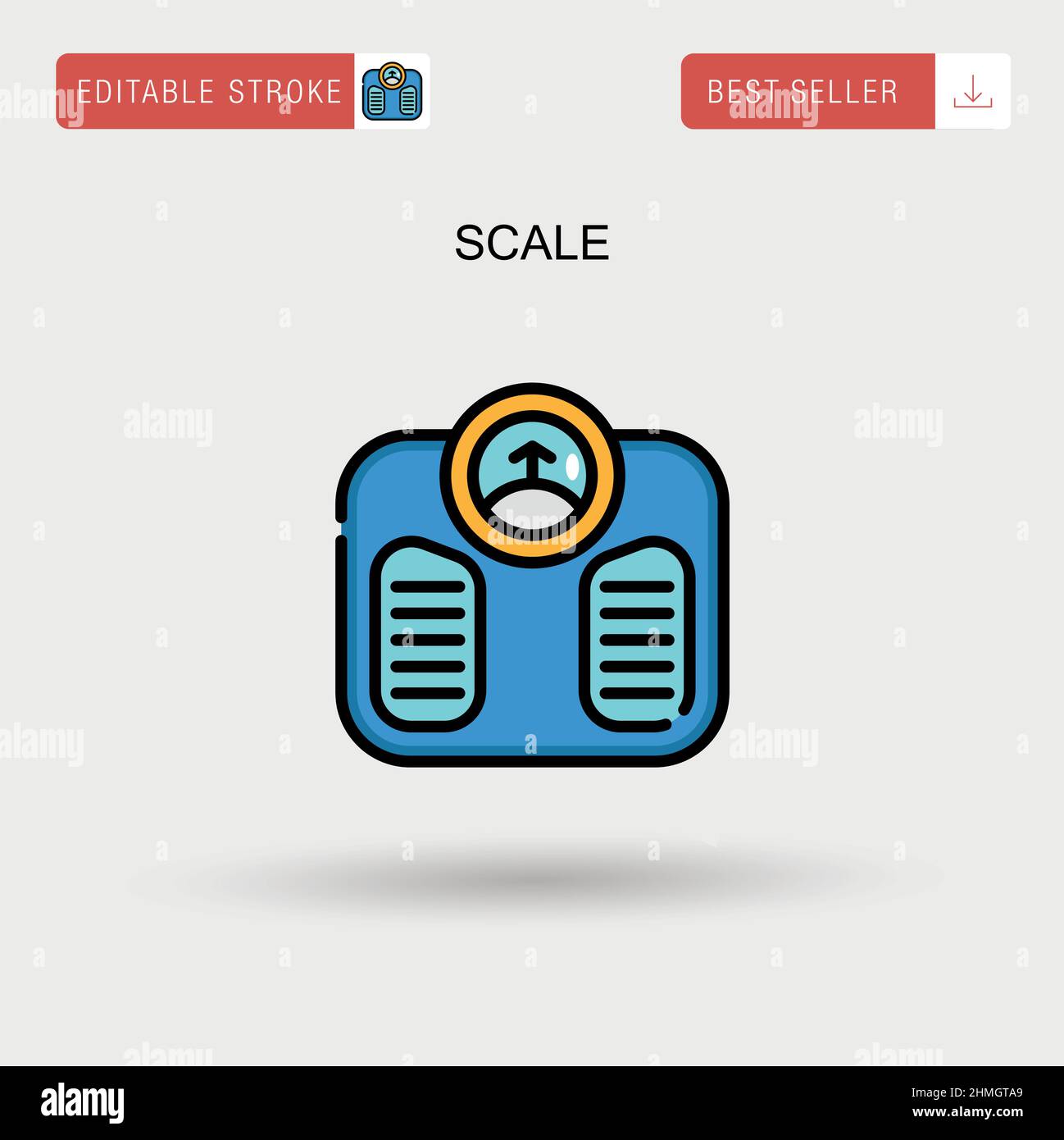 Scale Simple vector icon Stock Vector Image & Art - Alamy