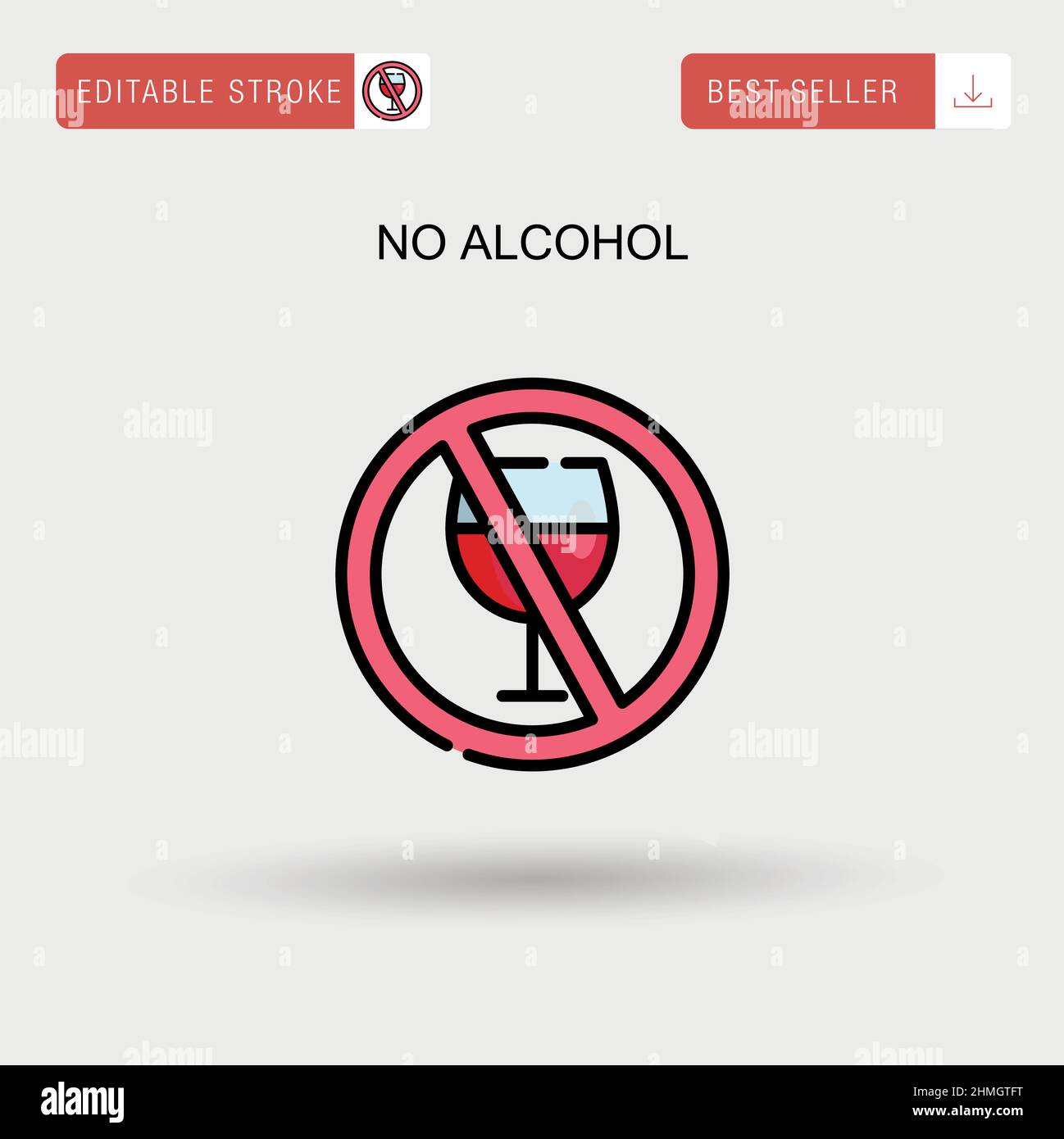 No Alcohol Sign