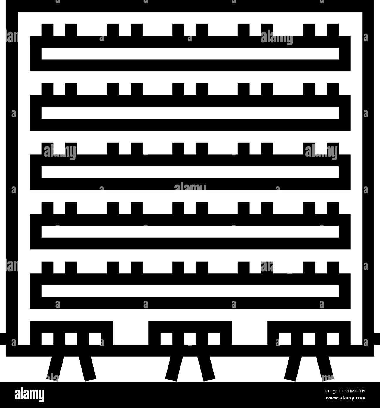 apartment house line icon vector illustration Stock Vector Image & Art ...