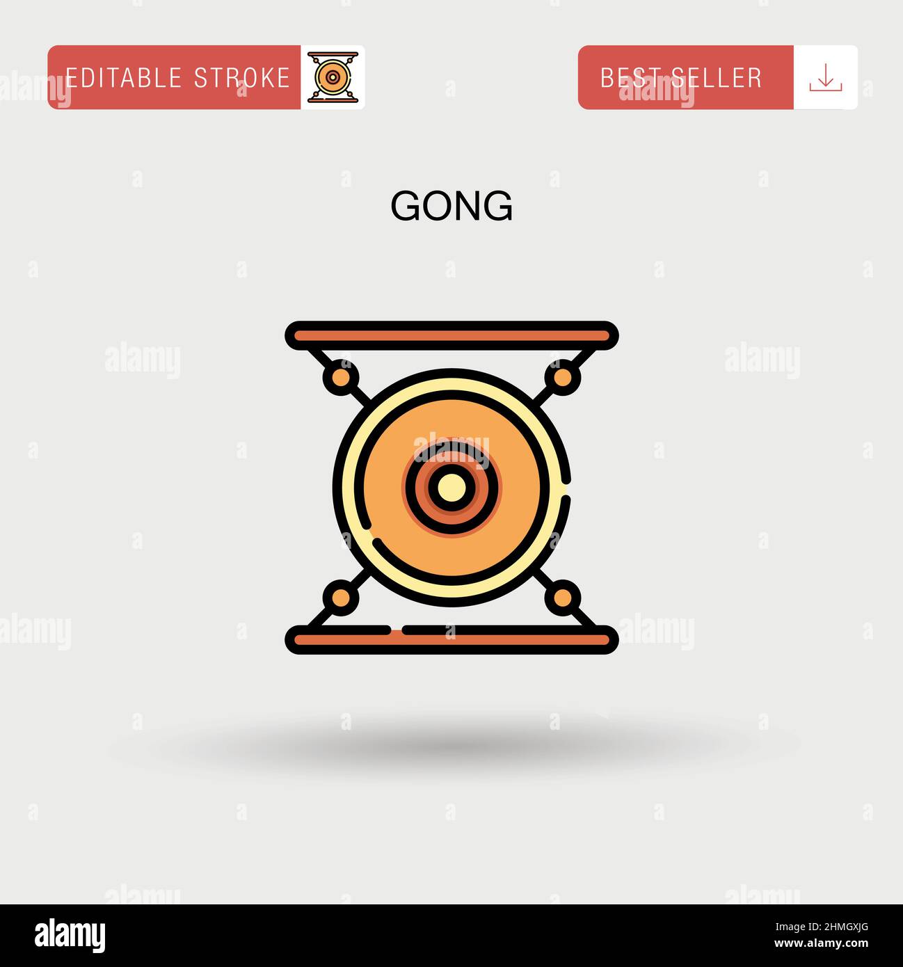 Tibetan gong Stock Vector Images - Alamy