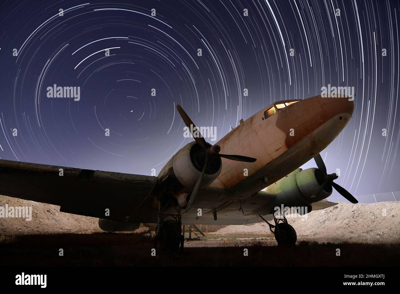 Night with her train of stars hi-res stock photography and images - Alamy