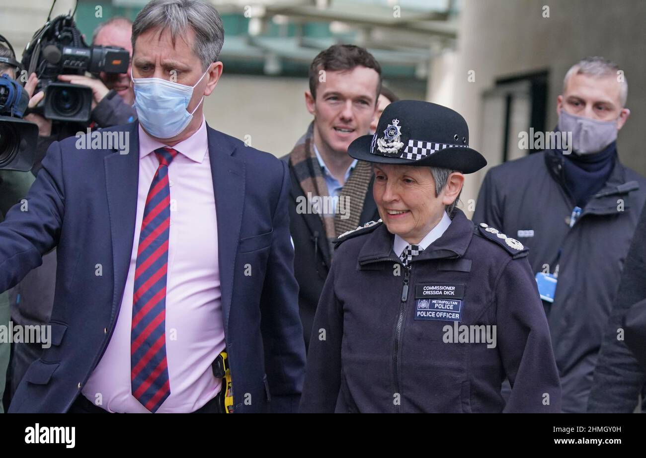 Metropolitan Police chief Dame Cressida Dick leaves BBC Broadcasting ...